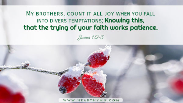 Joy in Trials - James 1:2-3 - Today's Bible Verse for July 22, 2018