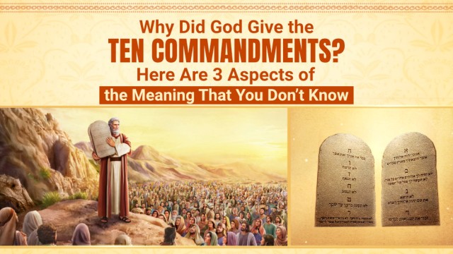Why Did God Give the Ten Commandments? Here Are 3 Aspects of the ...